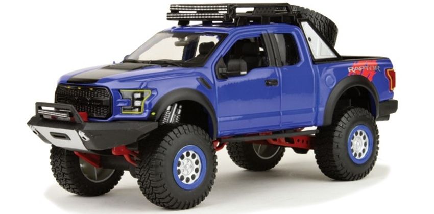 Maisto Ford F-150 Raptor (2017) Modrý 1:24