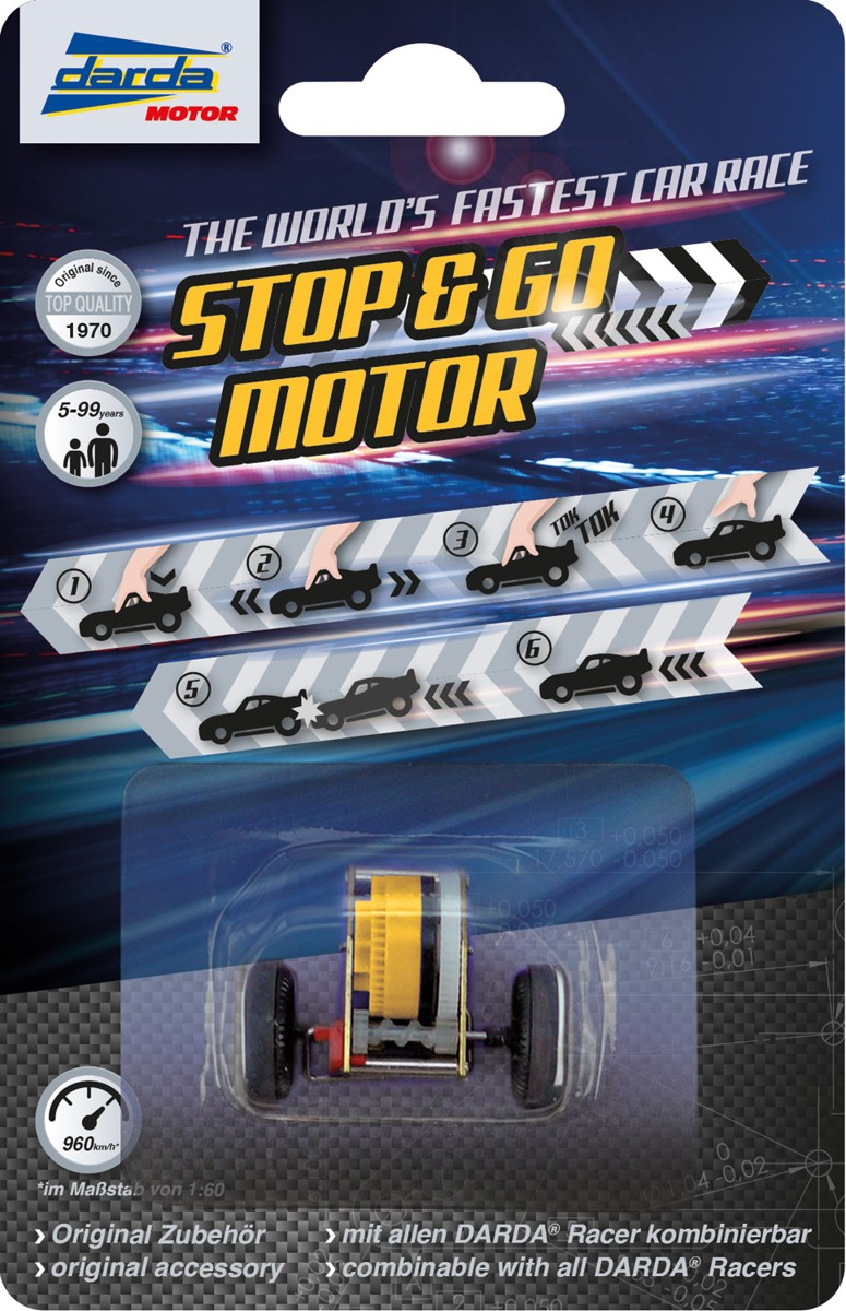Darda Motor Pull back motor Stop and Go
